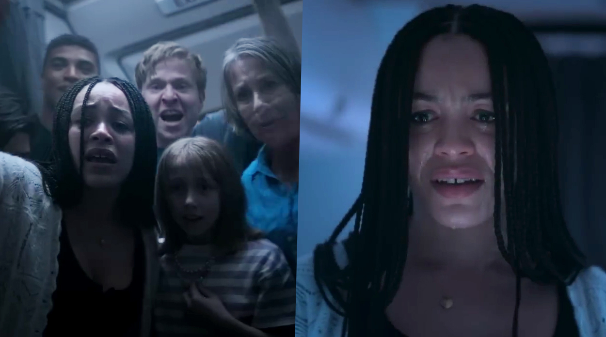 Passageiros enfrentam ataque de tubarões após queda de avião no trailer ... Passageiros enfrentam ataque de tubarões após queda de avião no trailer ...
